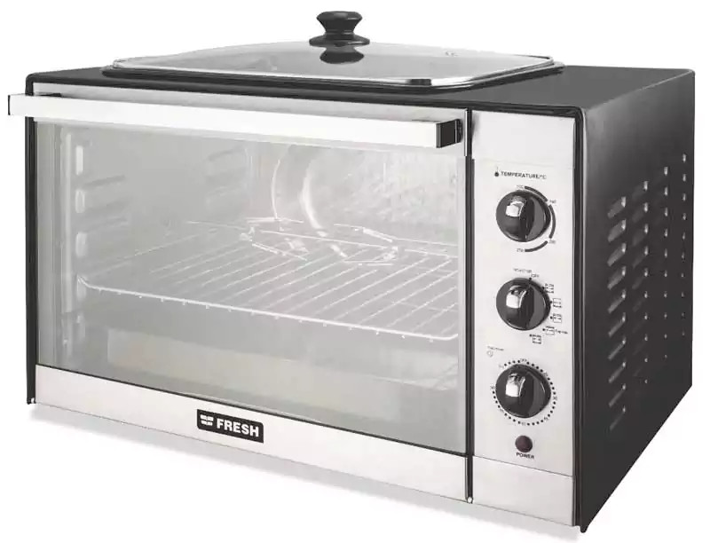 Fresh Electric Oven 48 liters Top Tray with Top Tray & grill & fan ...